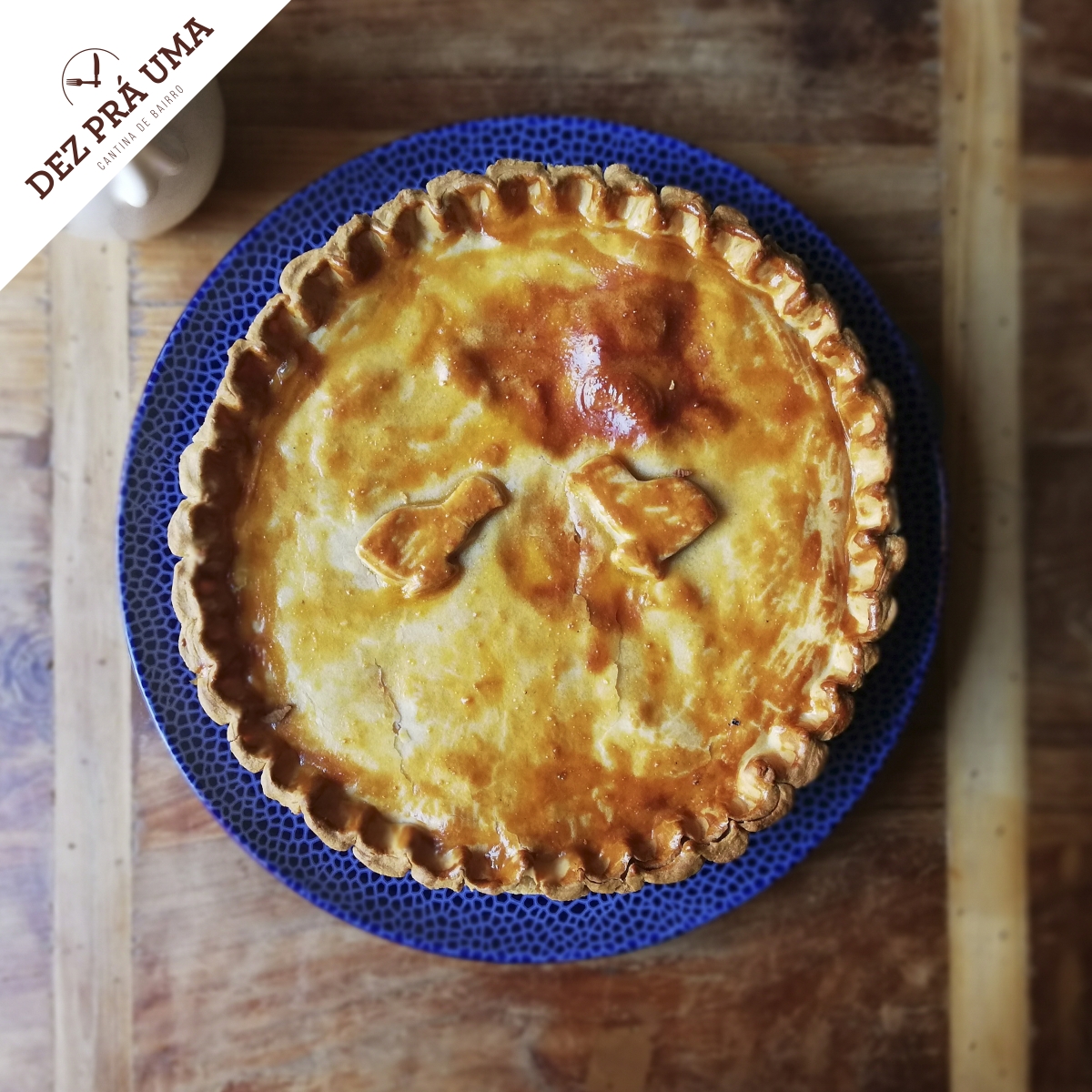 Empada de Frango, DEZ PRÁ UMA