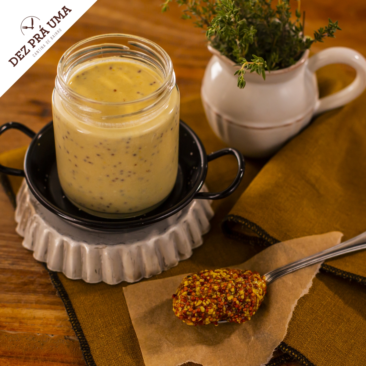 Molho de Mostarda e Mel, DEZ PRÁ UMA